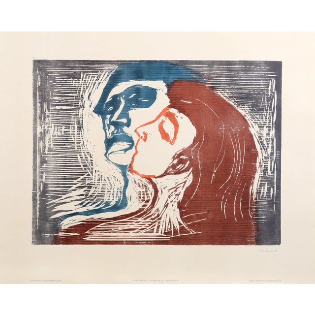 Edvard Munch, Head by Head, Poster | Chairish