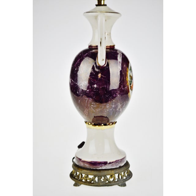 Victorian Limoges Ulrich Style Porcelain Table Lamp | Chairish