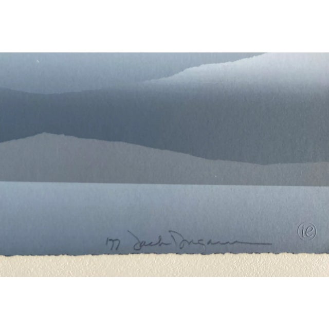 1977 Jack Duganne Modern Landscape Serigraph | Chairish