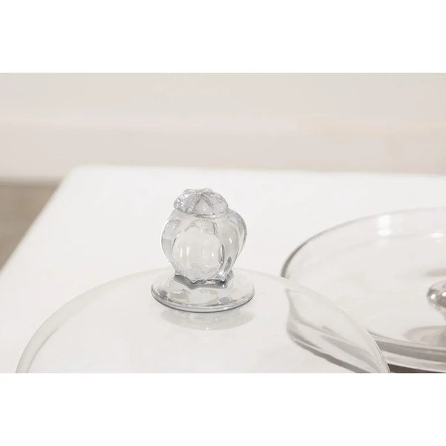 19th Century French Glass Pastry Display Dome on Pedestal | Chairish
