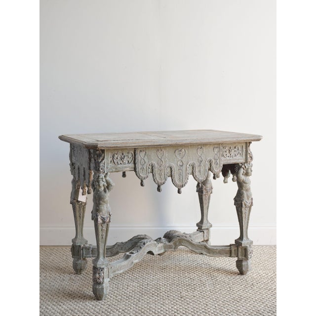 19th Century Pinewood Renaissance Style Table, Circa 1880 | Chairish