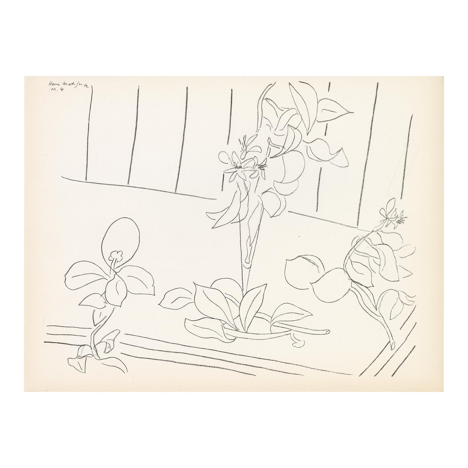 Original Henri Matisse Lithograph C. 1943 | Chairish