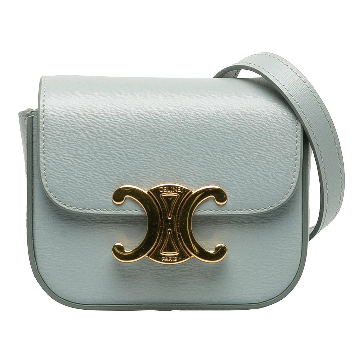 Celine Mini Triomphe Crossbody Bag | Chairish
