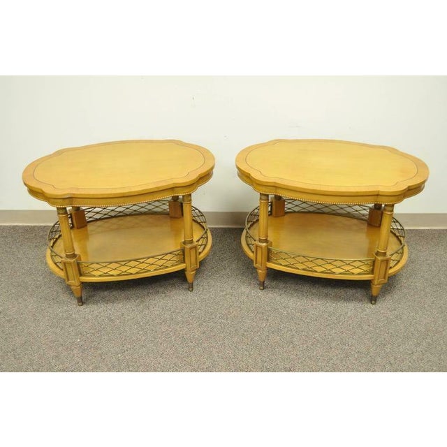 Vintage Custom French Regency Style Oversize Turtle Top Two Tier Lamp ...