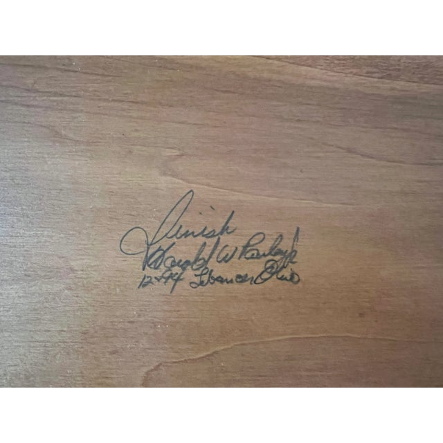 1990s Benchmade David T. Smith Tiger Maple Corner Cabinet | Chairish