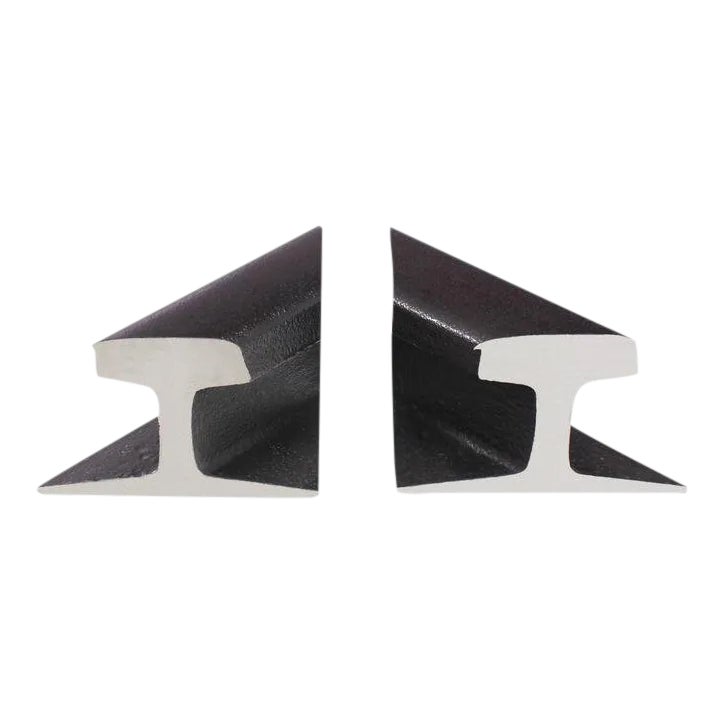 Rail Road Sections Bookends - a Pair | Chairish