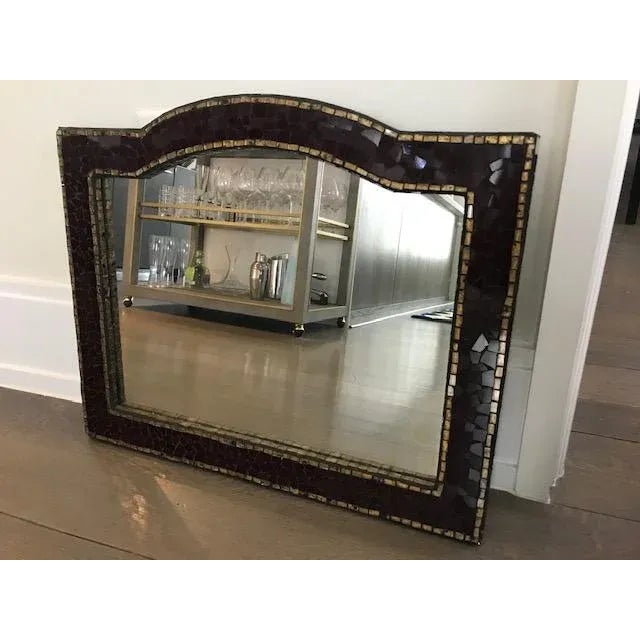 1920s Inlaid Tiled Mirror | Chairish