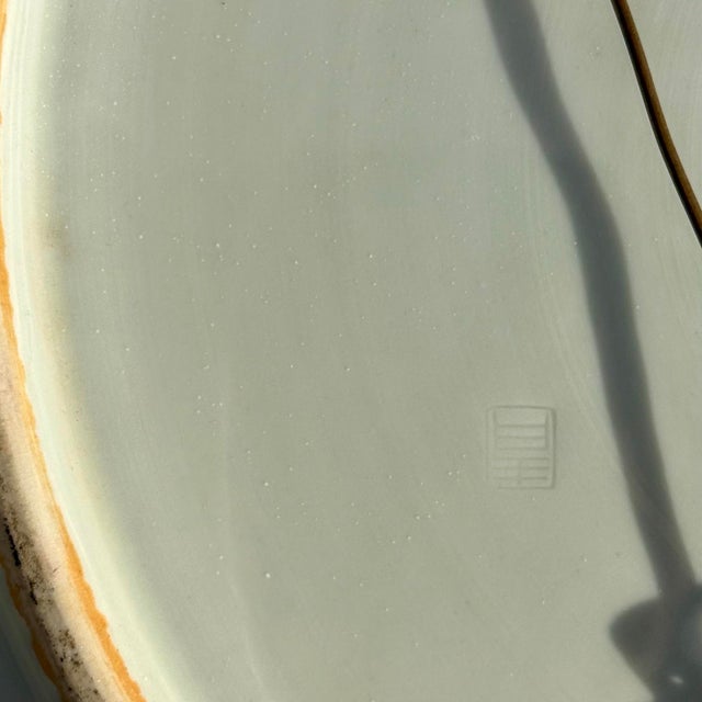 Antique Japanese 18” Large Red / Gold Imari Porcelain Charger Wall ...