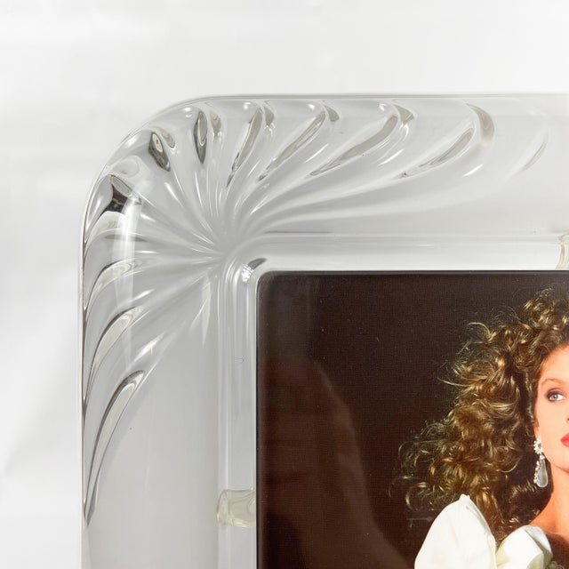 Mikasa Mystique Crystal Glass Picture Frame for 8 X 10 Photo | Chairish