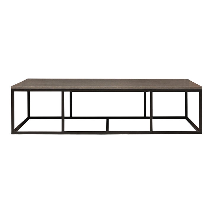 Contemporary Cuper Studios Cocktail Table With Cenia Gray Stone Top ...