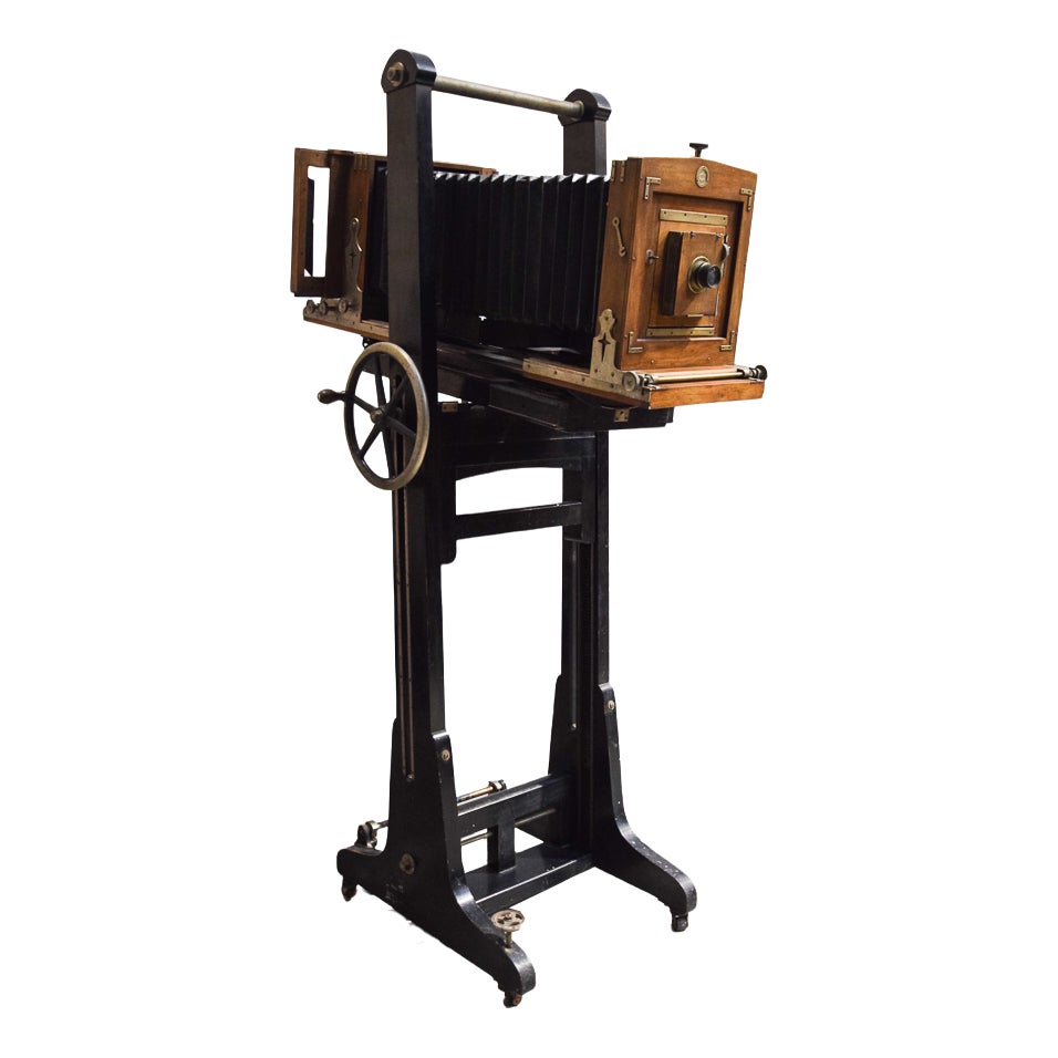 Rolling Workshop Camera in Wood | Chairish