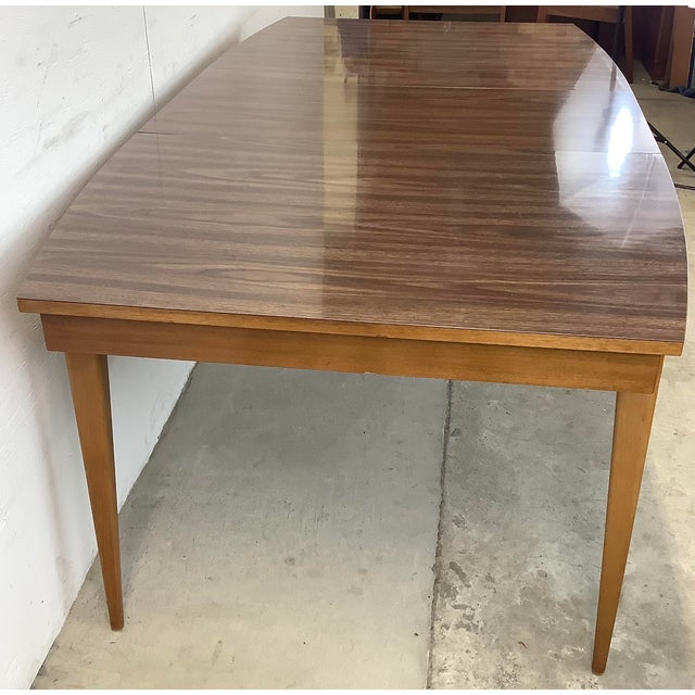Mid-Century Dining Table With Removable Leaf | Chairish