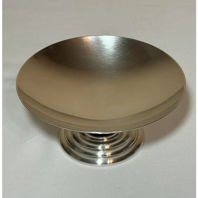 1930s Jean Puiforcat France Art Deco Silverplate Pedestal Bowl Dish ...