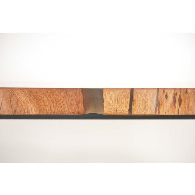 Handcrafted Live Edge Mahogany Wafer Dining Table | Chairish