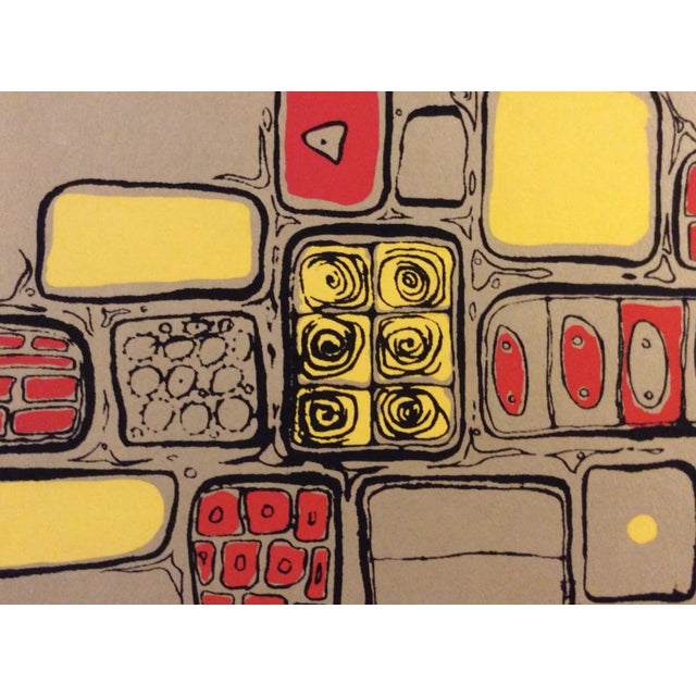 1960s Mid Century Modern Serigraph | Chairish