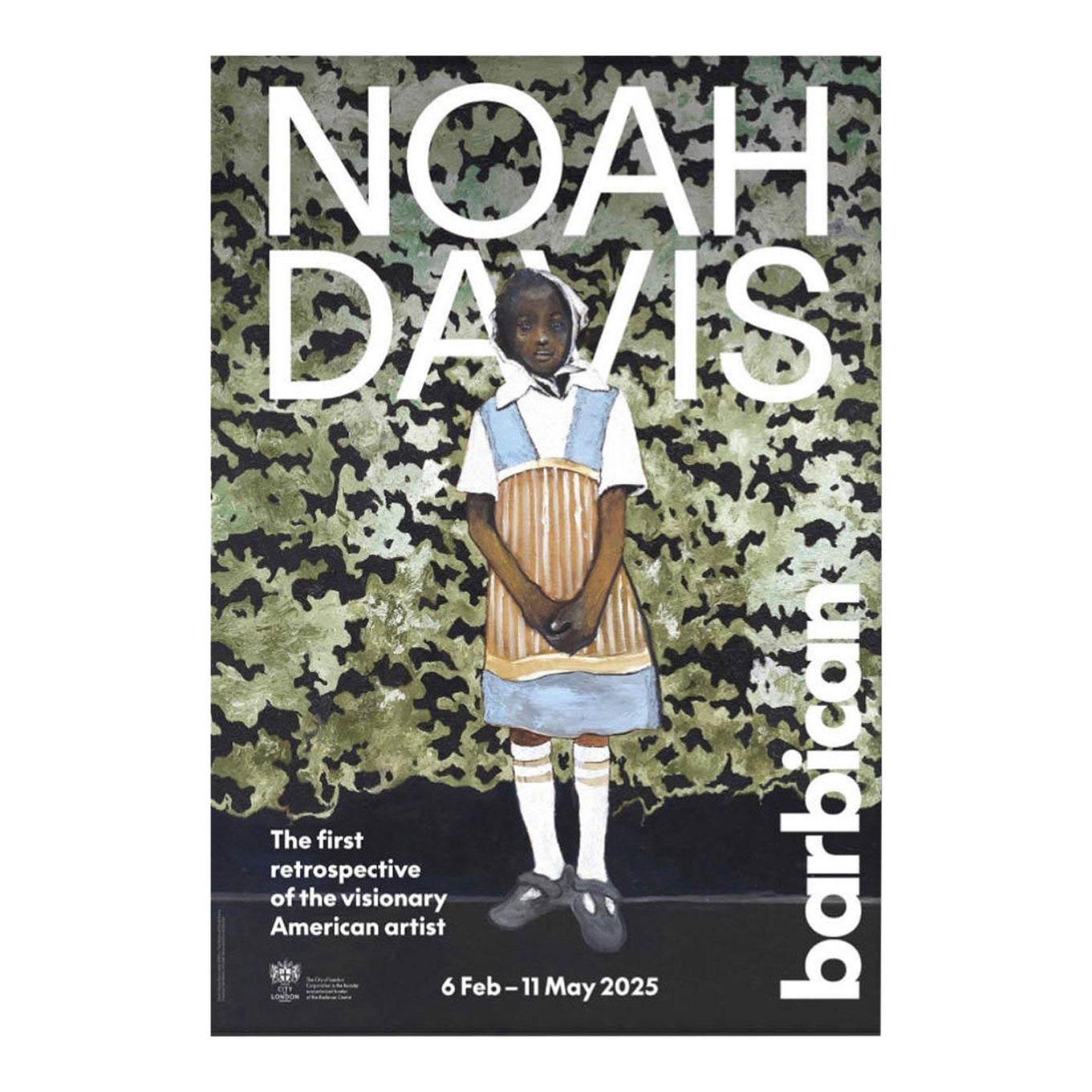 Noah Davis Exhibition Poster Barbican Centre London | Chairish
