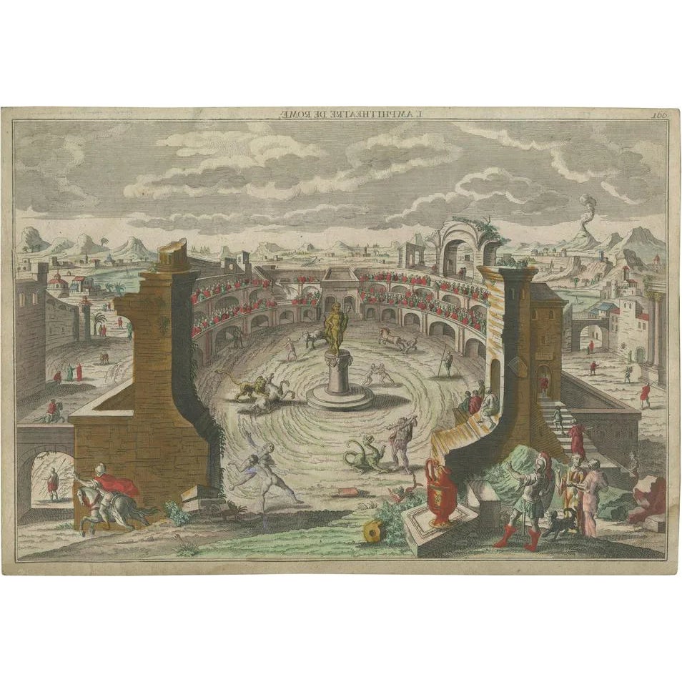Georg Balthasar Probst, Optical Illustration of a Roman Amphitheatre ...