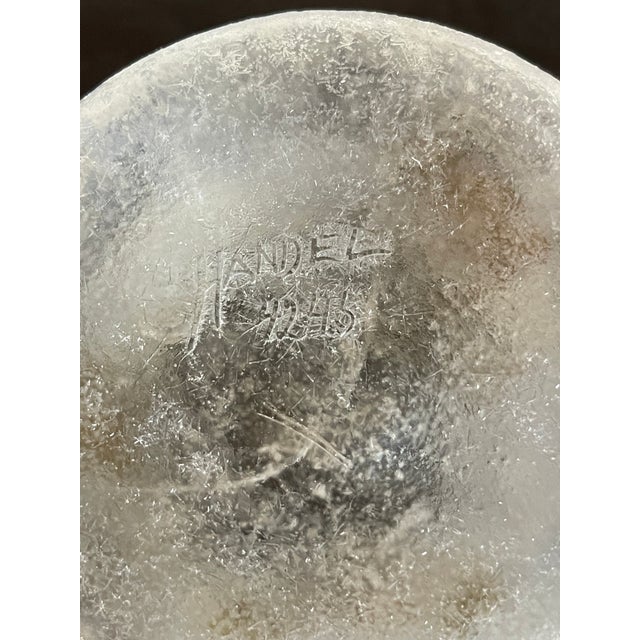 1920s Handel Glass # 4245 Acid-Cut Cameo Frosted and Yellowish Etched ...