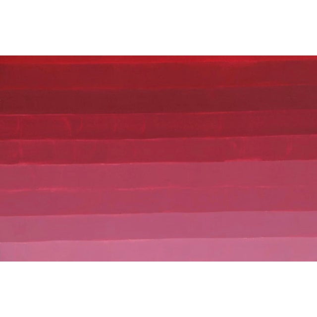 Late 20th Century Marjorie Shaw Kubach Color Field Gradient Acrylic ...