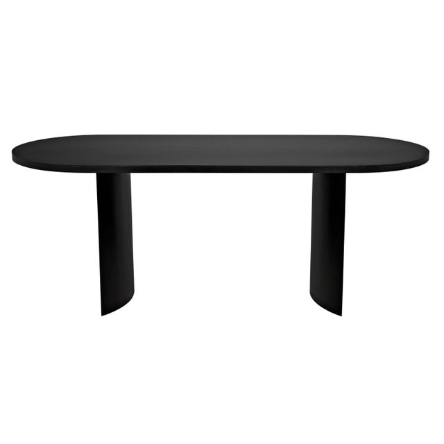 NOIR Concave Dining Table | Chairish