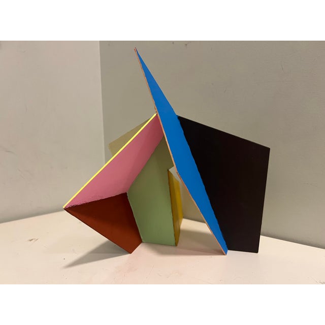 Heavy Paperboard Geometric Sculpture, Rachel Gross (1970-) | Chairish