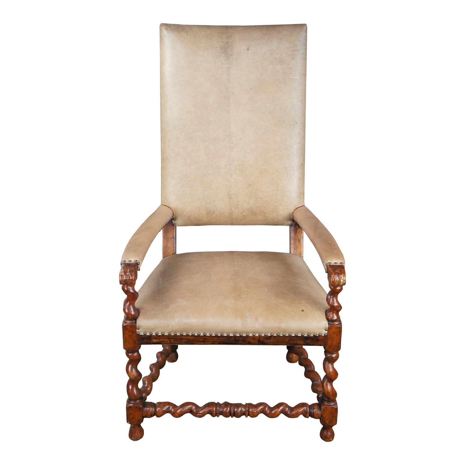 Late 20th Century Theodore Alexander French Louis XIII Style Walnut ...