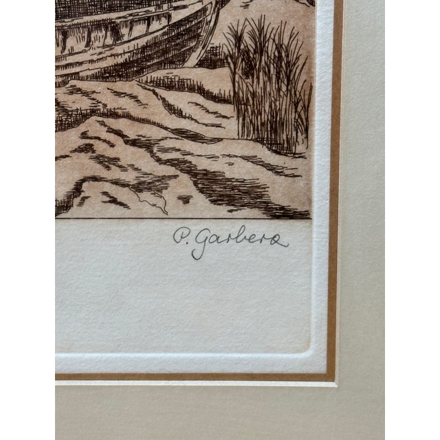 Late 20th Century Signed P. Garbera Landscape with Windmill Print ...
