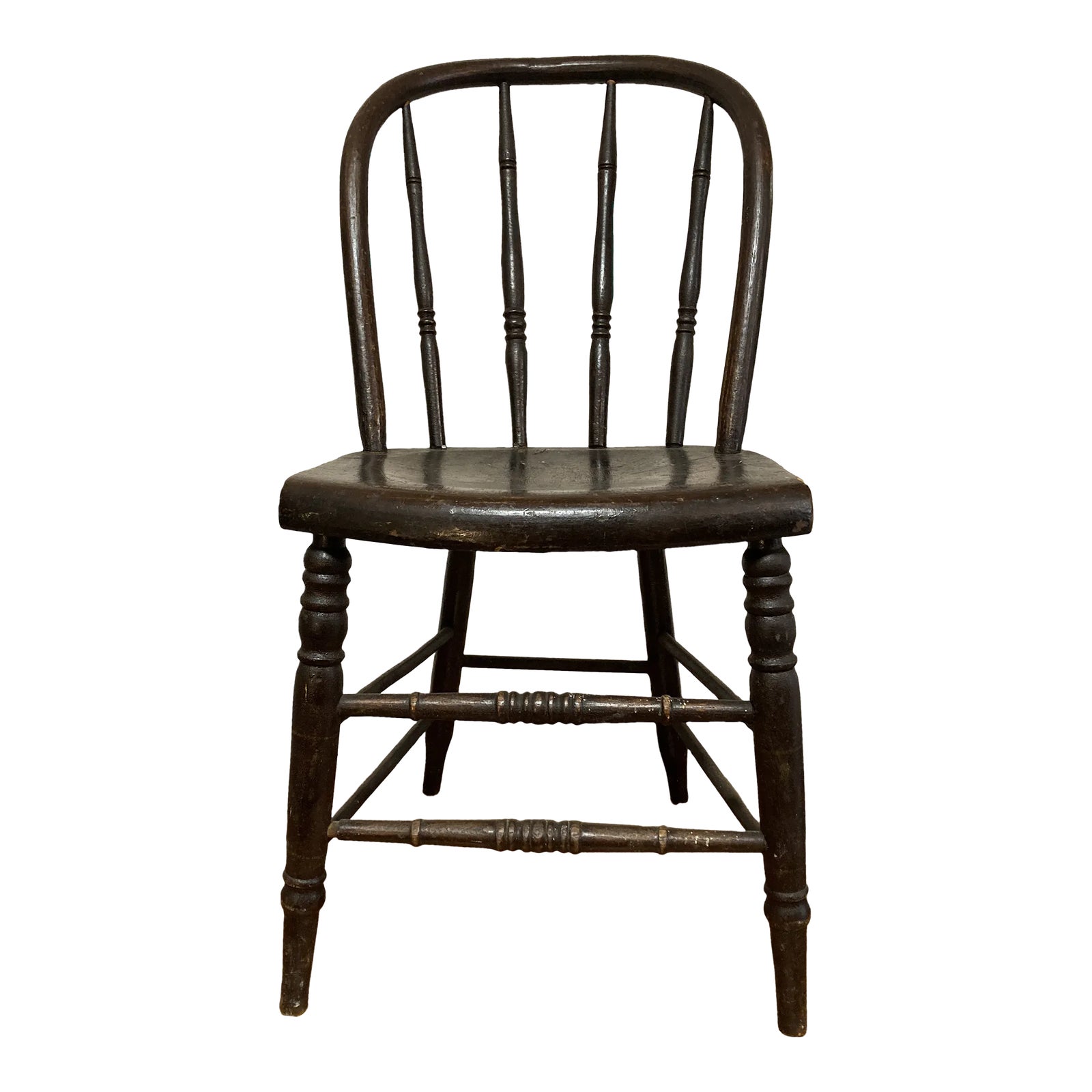Antique Bow Back Chair | Chairish