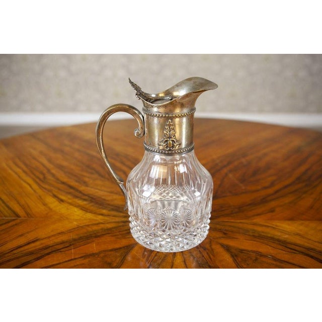 English Pitcher With Silver-Plated Handle From the Turn of the 19th and ...