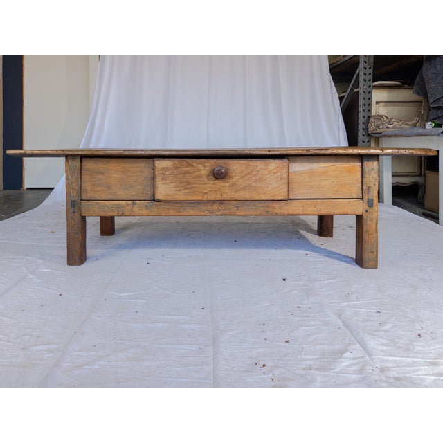 Antique Wooden Coffee Table | Chairish