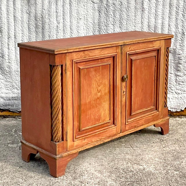 Early 20th Century Boho Primitive Sideboard | Chairish