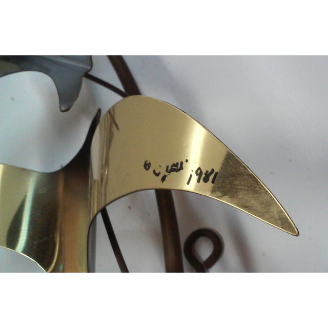 Vintage Curtis Jere Two Tone Birds Wall Sculpture | Chairish