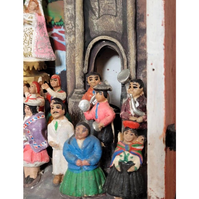 Vintage Latin American Folk Art Retablo | Chairish