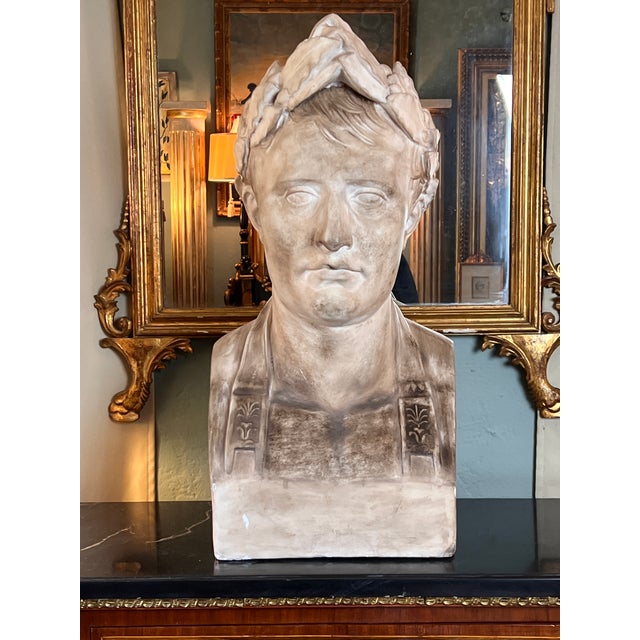 Monumental Plaster Bust Sculpture of Napoleon as Caesar After Antonio ...