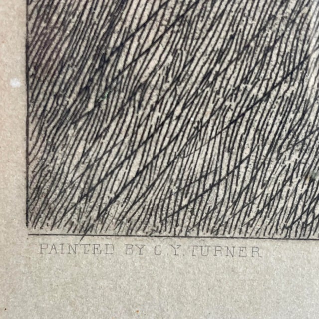 19th-Century Fishel Adler & Schwartz Etching Print, Framed Original ...