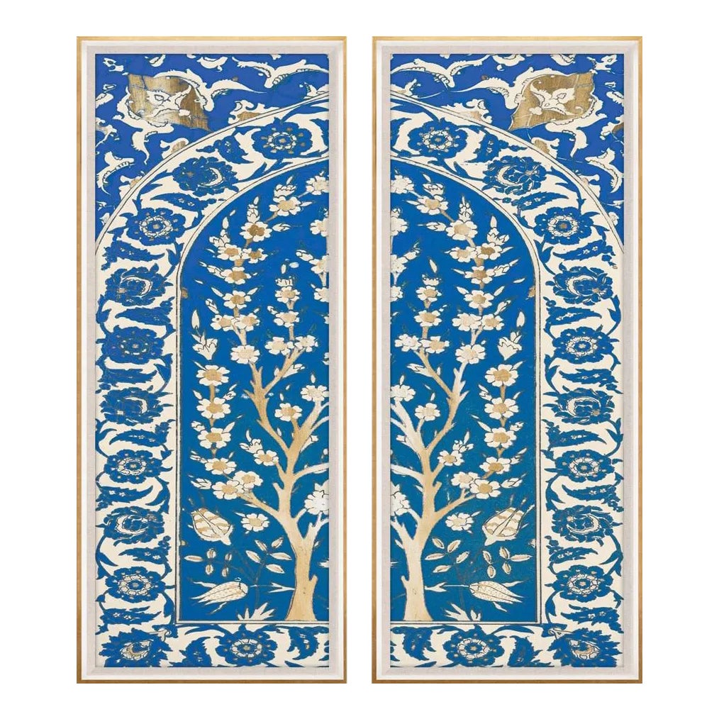 Moroccan, Set Of 2, Framed Artwork | Chairish
