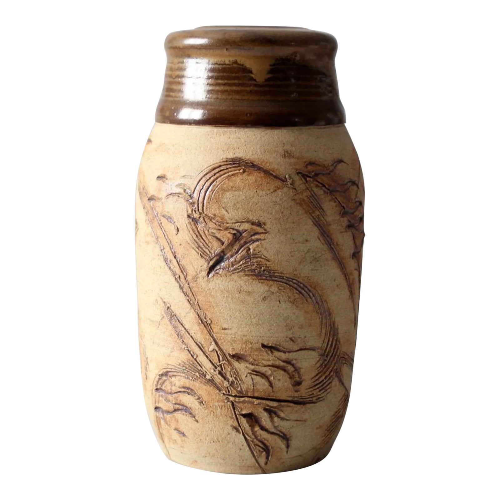 Vintage Rinquist Studio Pottery Vase | Chairish