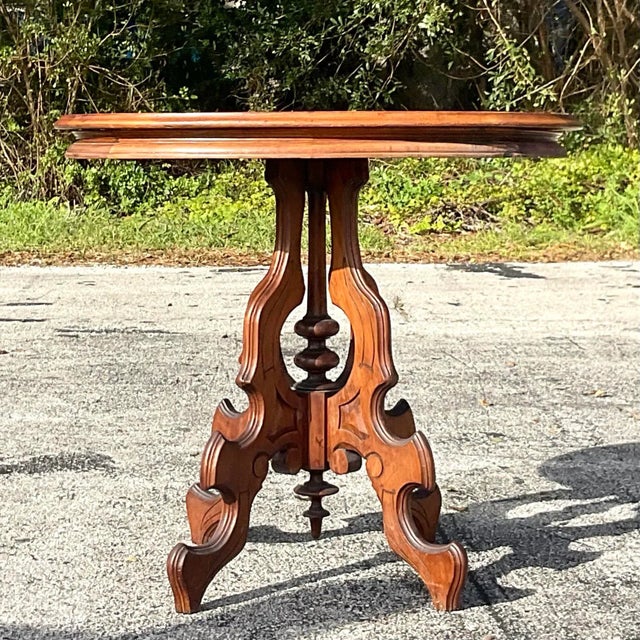 Early 20th Century Vintage East Lake Side Table | Chairish