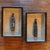 Late 20th Century African Art Carving Shadow Box Displays- Set of 2 ...