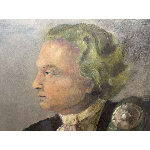 Mid 20th Century British Portrait Oil Painting of Diplomat Sir Leslie ...