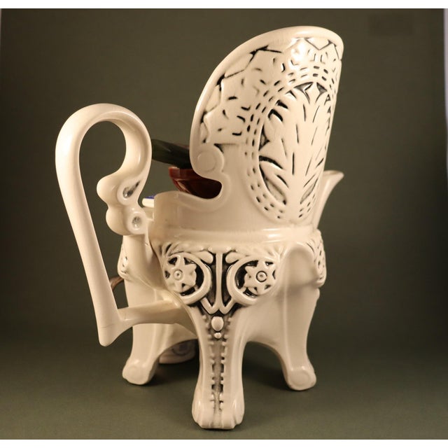 Vintage 1990's Large Richard Parrington Designs Garden Chair Tea Pot ...