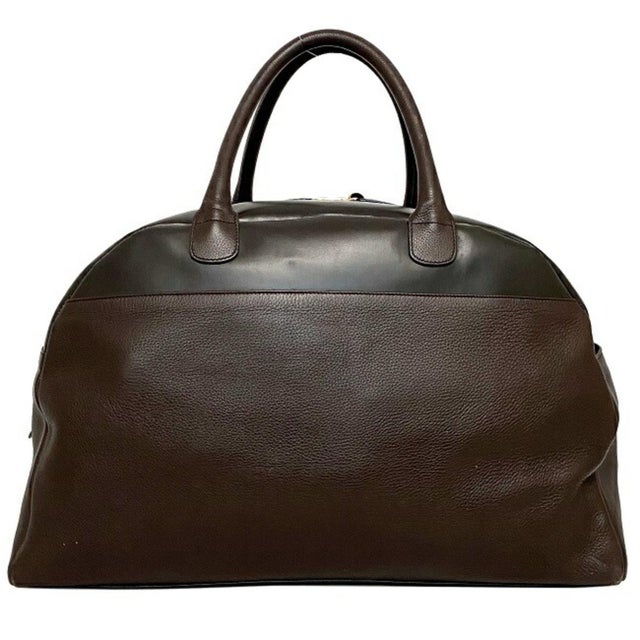 Loewe Boston Bag Brown Anagram Leather Ladies | Chairish