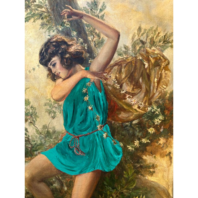 "The Daisy Chain" John Shenton Eland (1872-1933) | Chairish