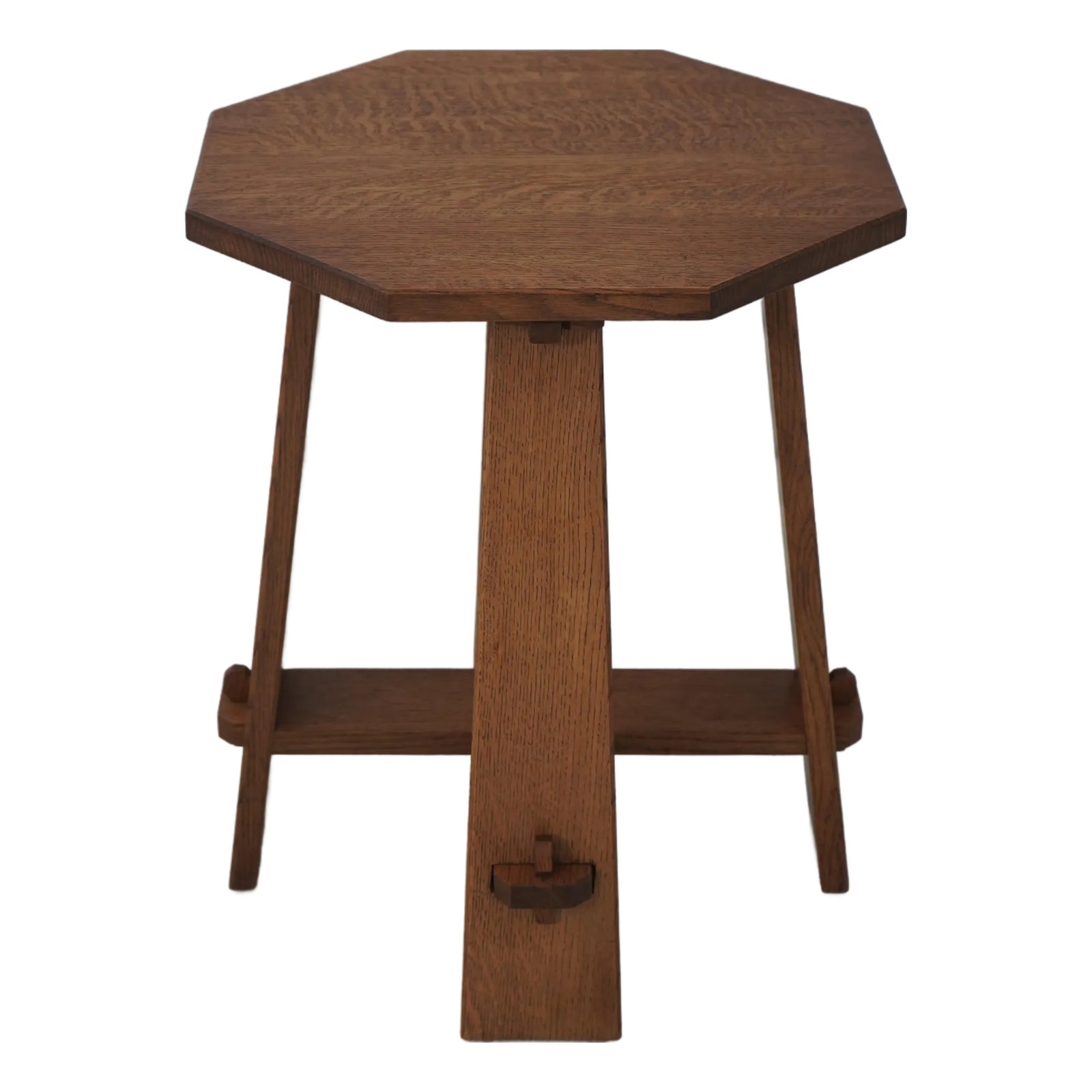 Mission Oak Bench Made Stickley Style Table | Chairish