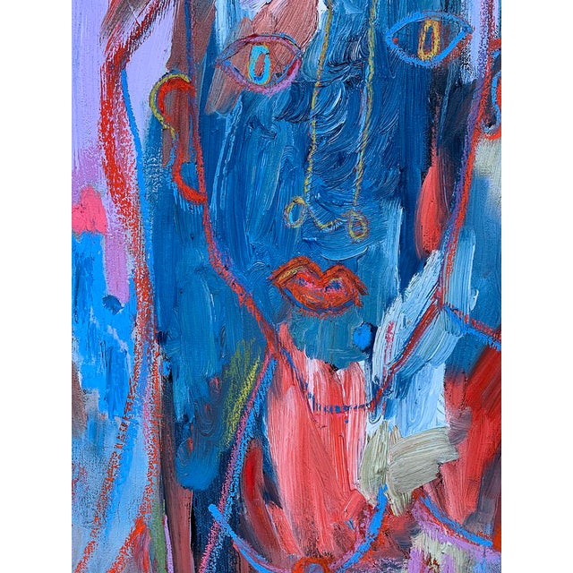 "November" Contemporary Figurative Abstract Oil Painting by Monica ...