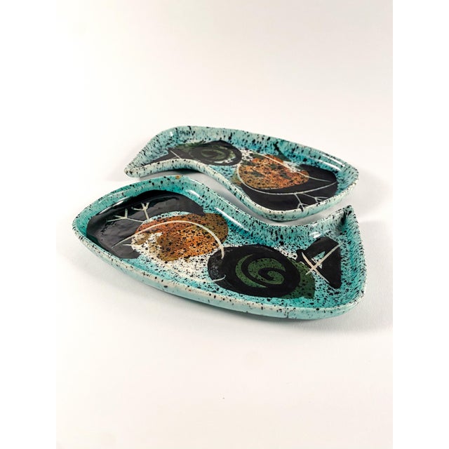 Vintage Ceramic Bird Dishes by Richard Saar - a Pair | Chairish