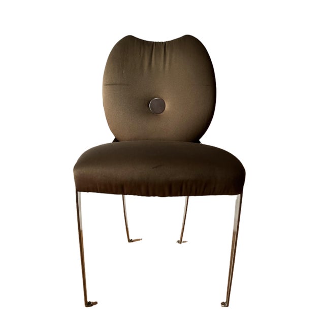 Modern Custom Metal Frame Chairs - Set of 2 | Chairish