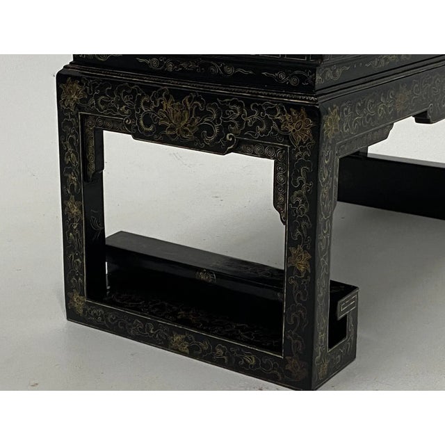 Vintage Chinese Lacquer Coffee Table | Chairish