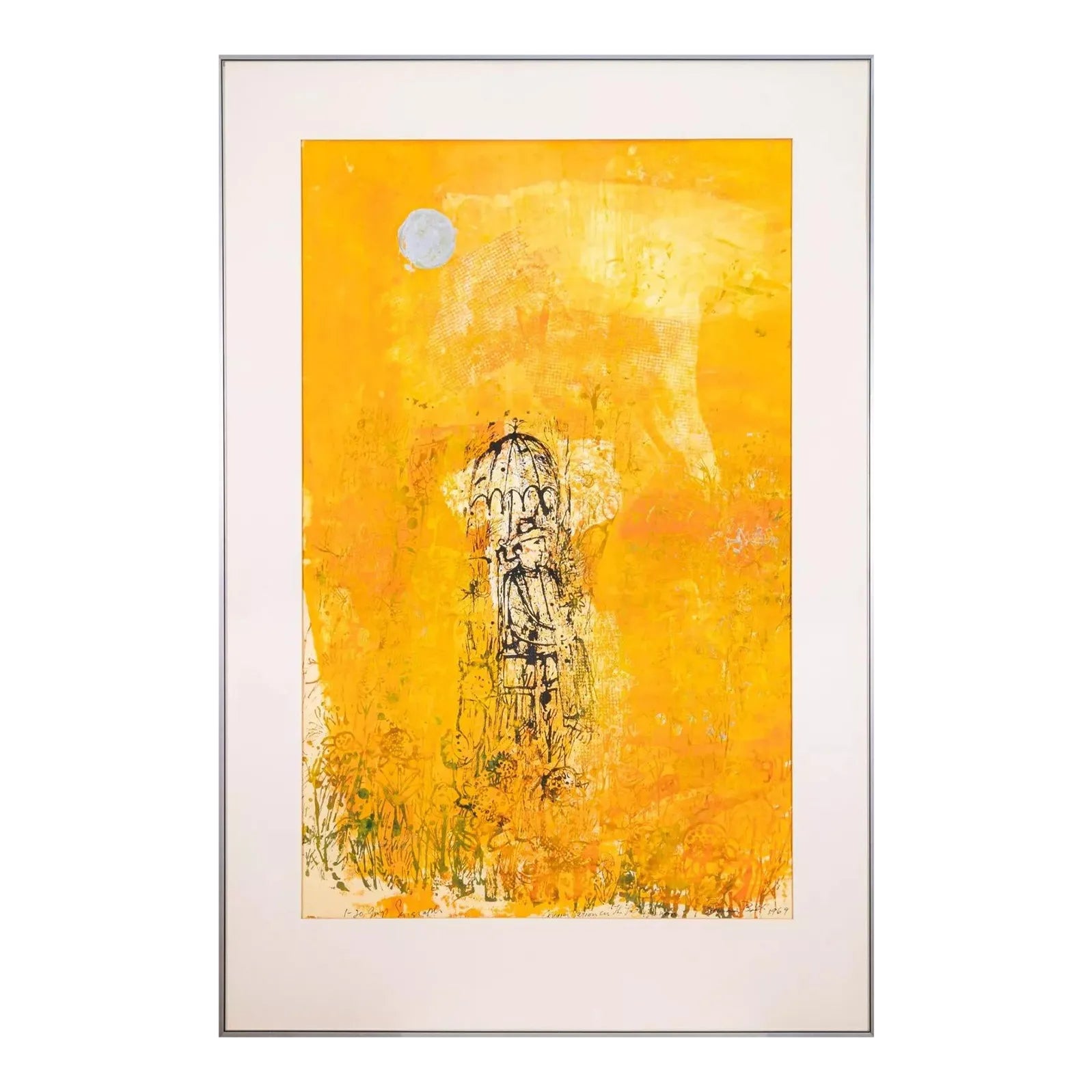 Susan Bolt Conversations Signed Modern Serigraph on Paper 1/20 Framed ...