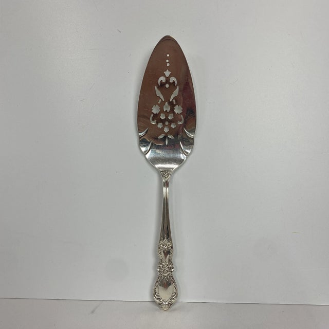 Vintage International Silver Cake Server/Duster | Chairish